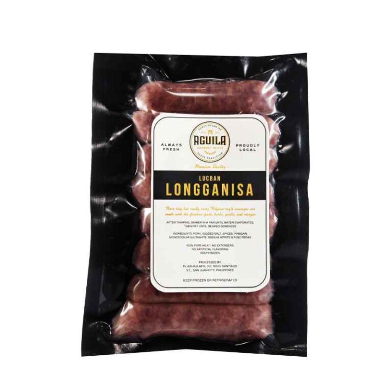Lucban Longganisa - PL Aguila Manufacturing Inc.