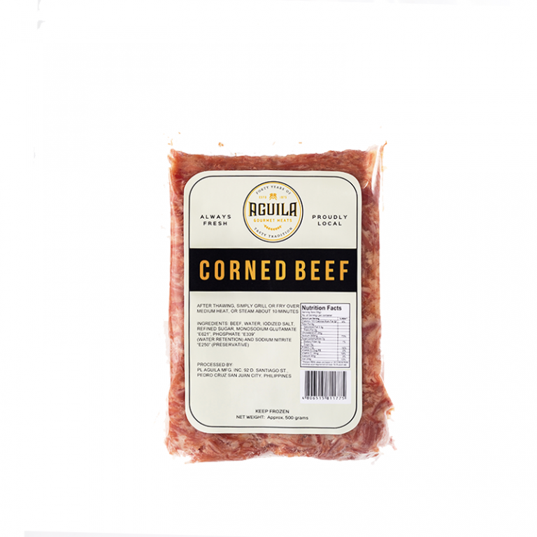 Corned Beef (500g) - PL Aguila Manufacturing Inc.