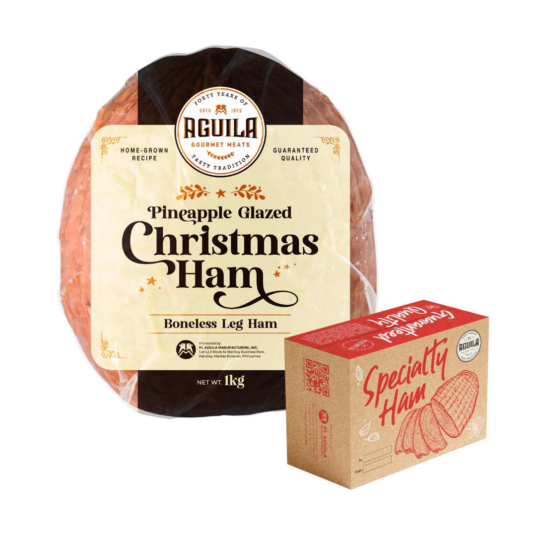 Pineapple-Glazed Christmas Ham (1kg) - PL Aguila Manufacturing Inc.