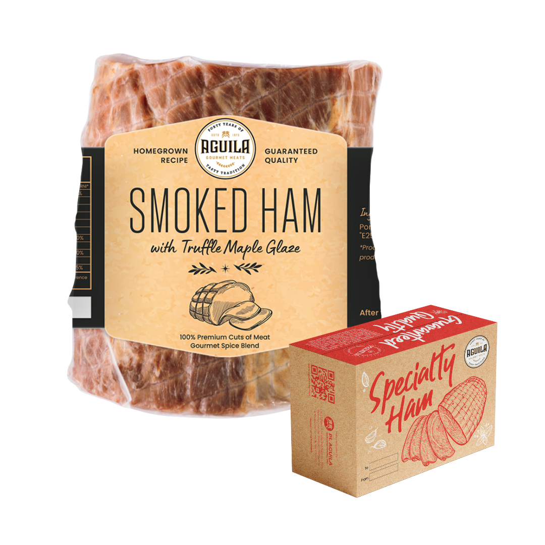 Smoked Ham with Truffle Maple Glaze (1kg) - PL Aguila Manufacturing Inc.